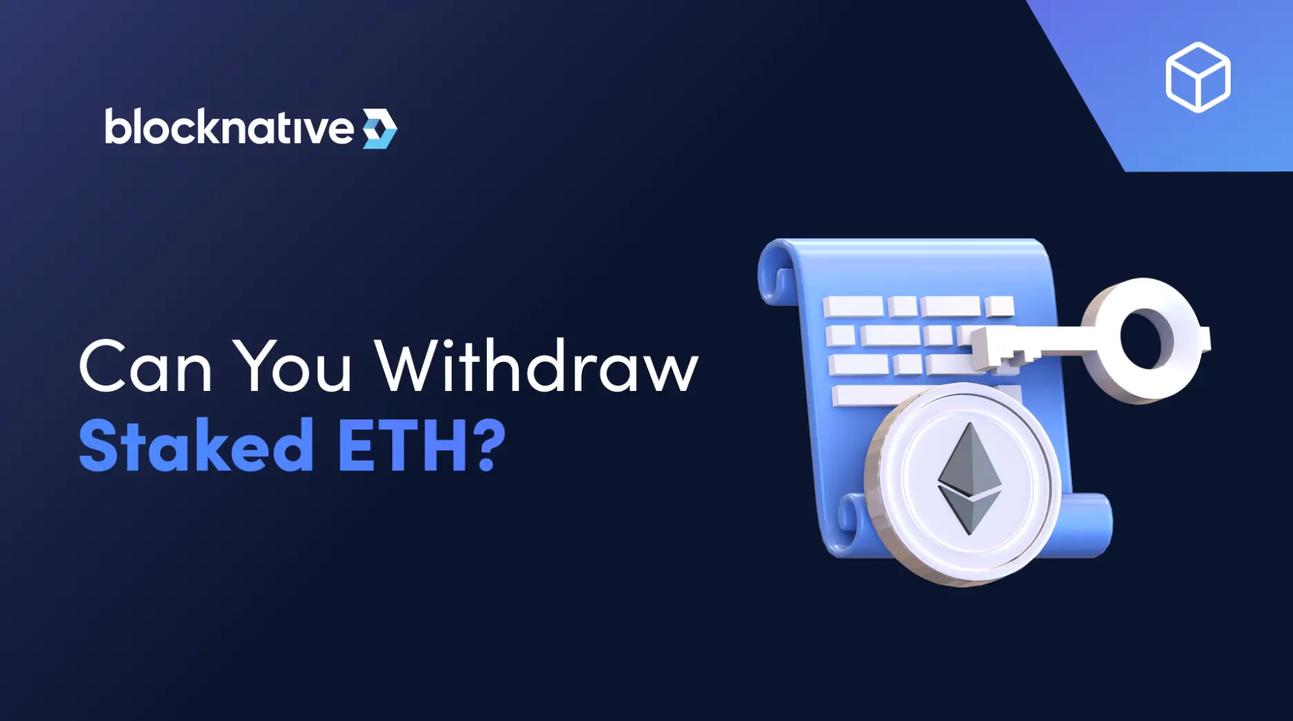 Can You Withdraw Staked ETH? - The Shanghai Unlock